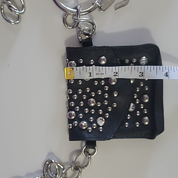 Susan Fixel | Accessories | Susan Fixel Black Bejeweled Money Card Belt ...